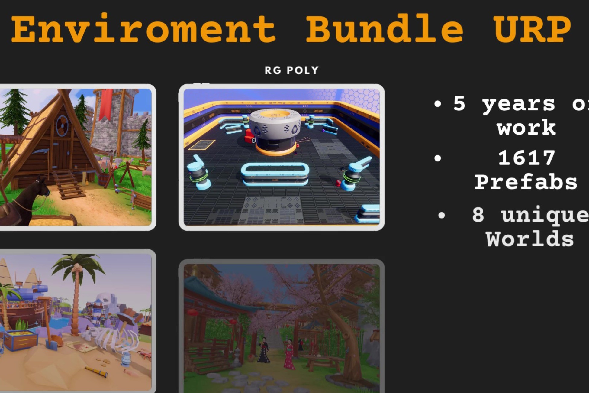 Environment Bundle 8in1 URP | 3D Environments | Unity Asset Store