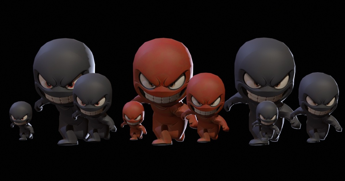 ChibiManiac2Pack1 | 3D Creatures | Unity Asset Store