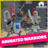 LOW POLY WARRIORS - Animated & Modular