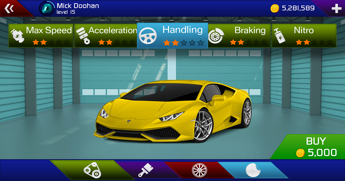 Racing Game Graphics CxS (GUI Skin 15) | 2D GUI | Unity Asset Store