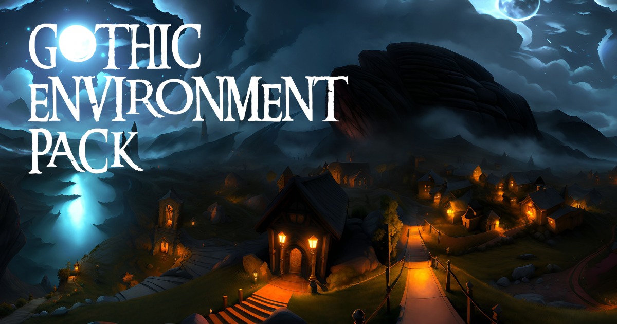 Gothic Environment Background Pack (Pack of 50) | 2D Environments ...