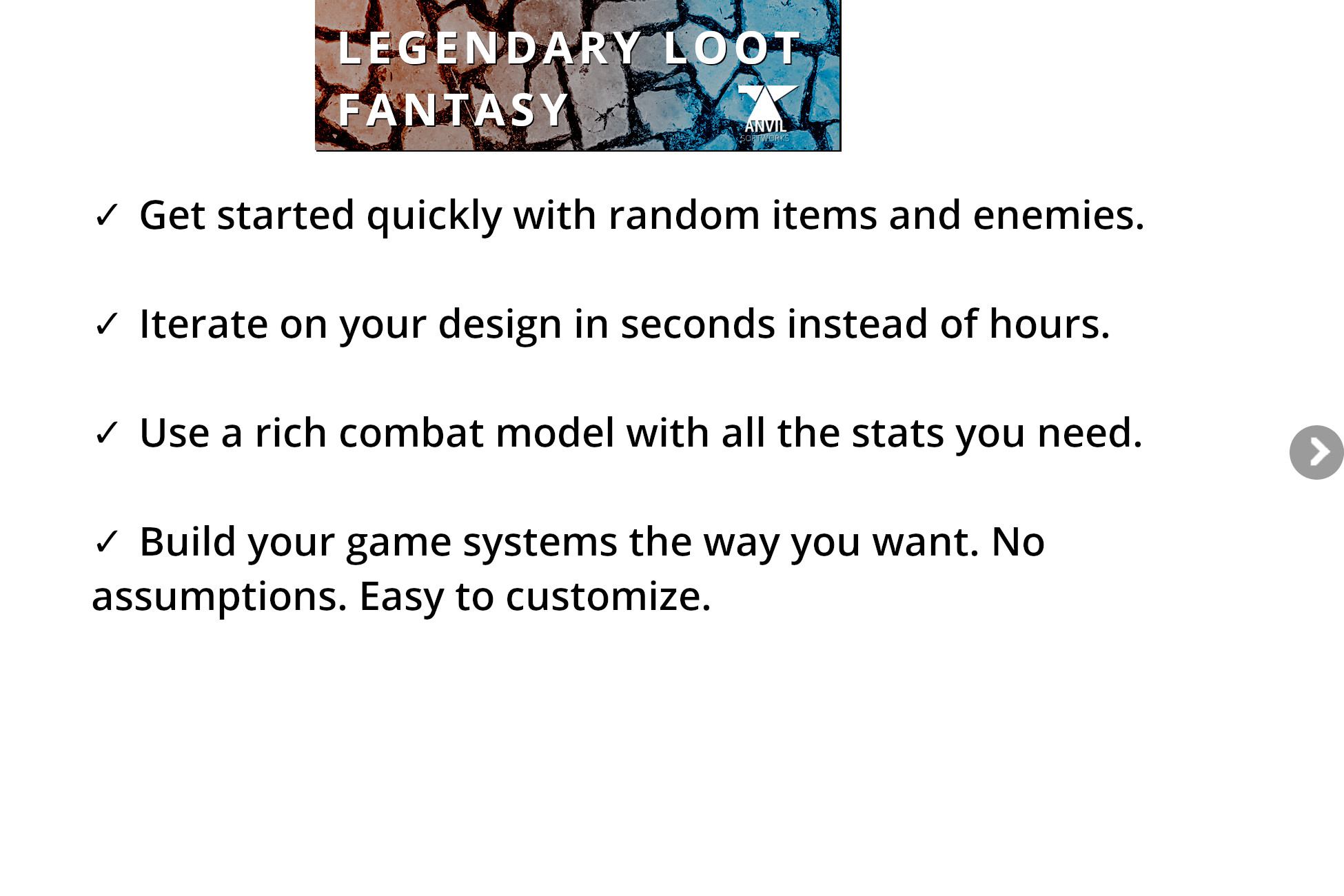 LEGENDARY LOOT FANTASY | Systems | Unity Asset Store