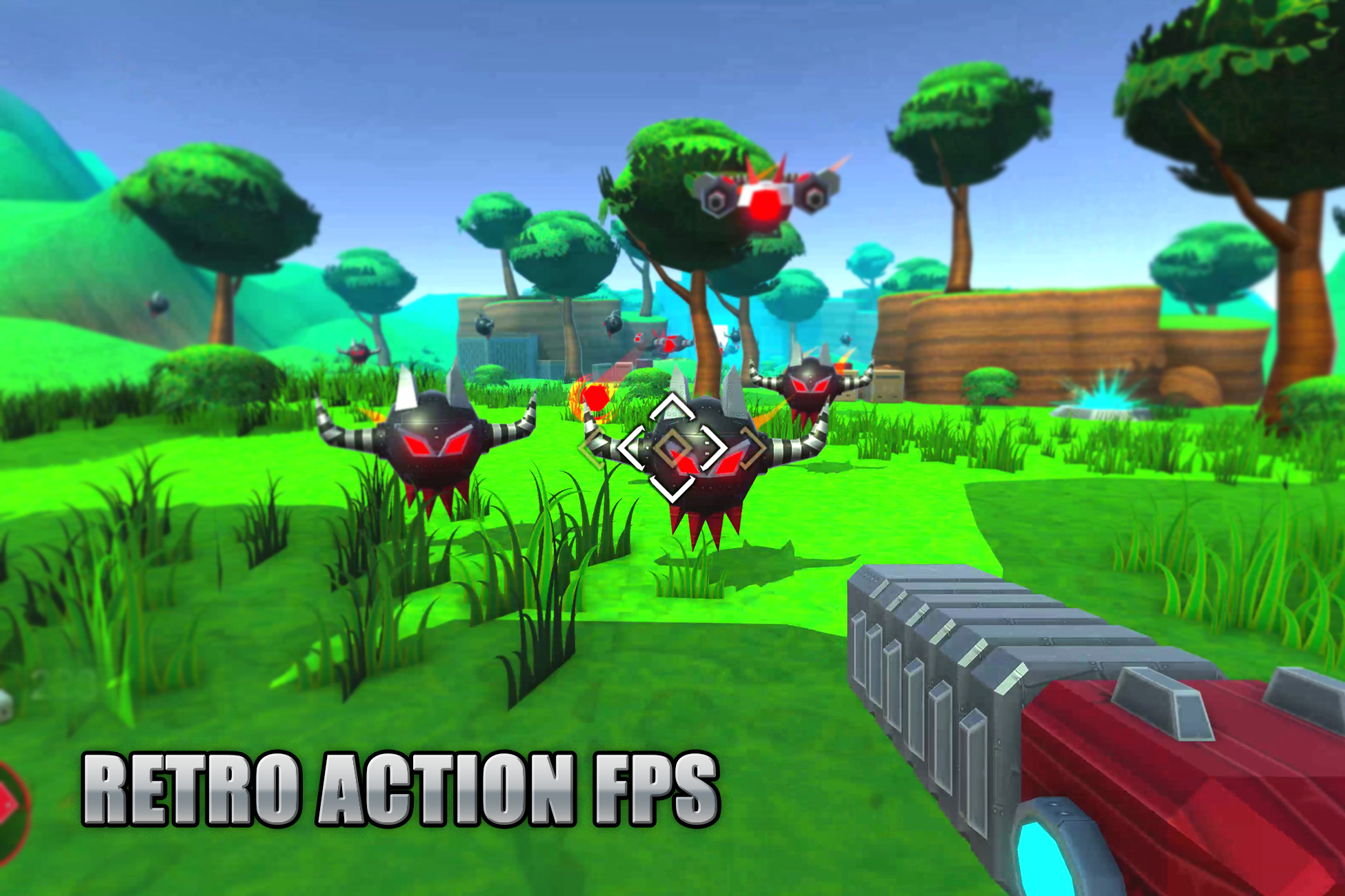 Retro Action FPS – Game Template by Black Rose Developers