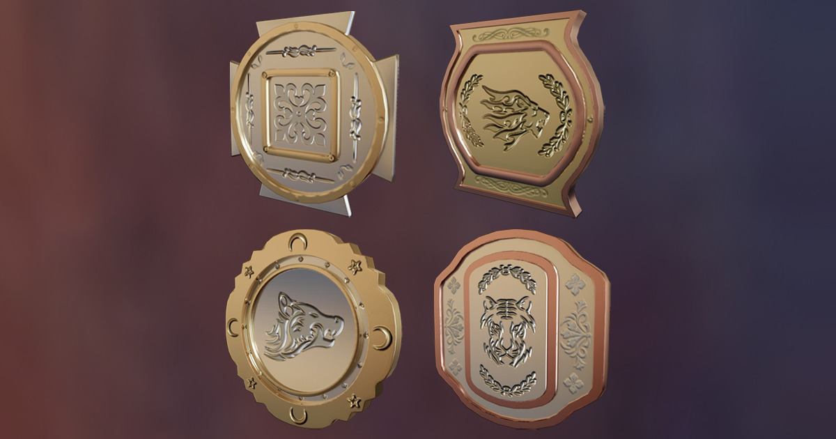 Metallic Coins Pack06 | 3D Props | Unity Asset Store