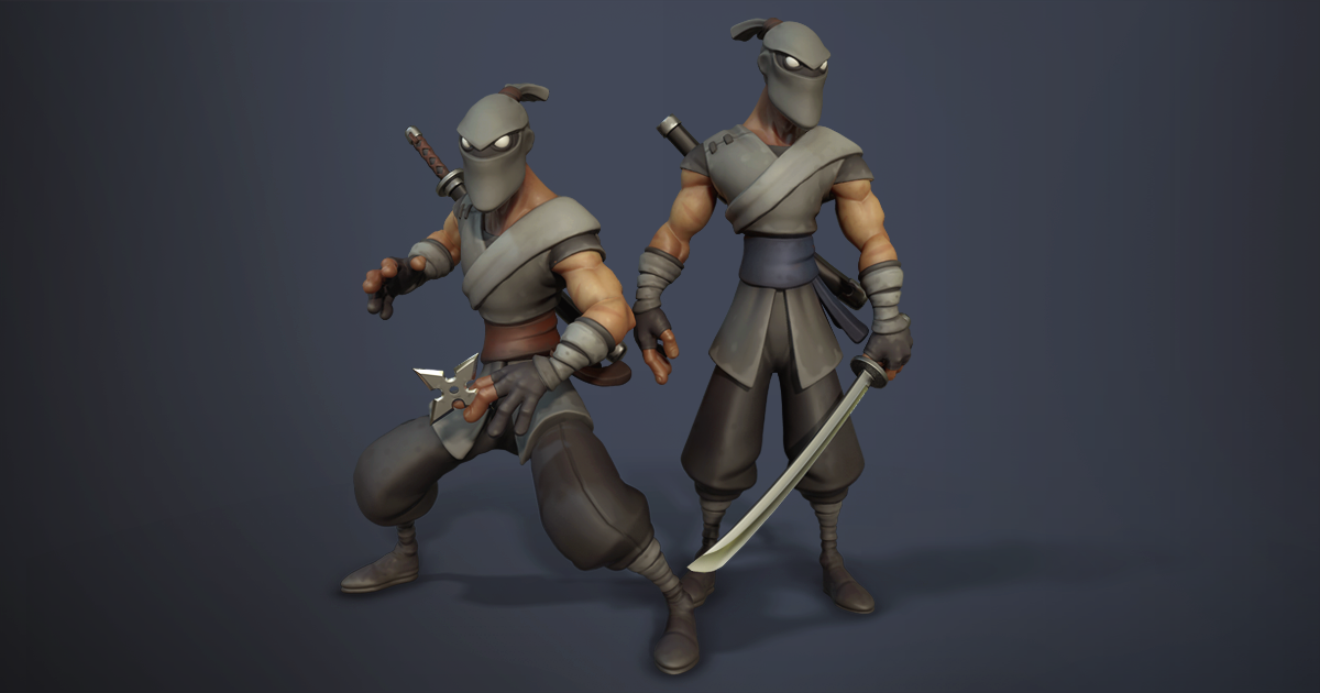 Jade Ninja - Mobile | 3D Characters | Unity Asset Store