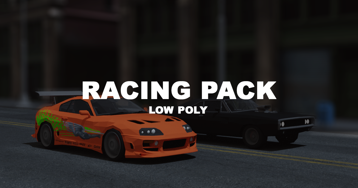 Low Poly Racing Pack(Street Race) | 3D Land | Unity Asset Store