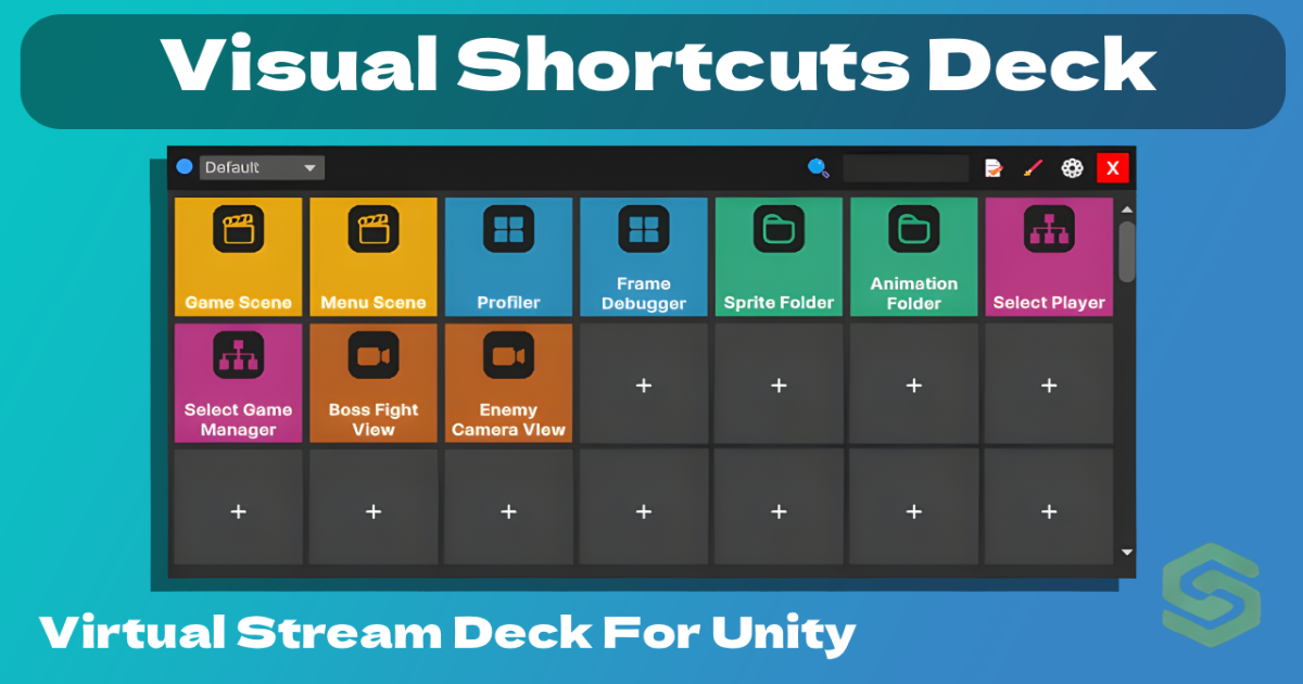 Visual Shortcuts Deck: Editor Productivity Tool | Utilities Tools ...