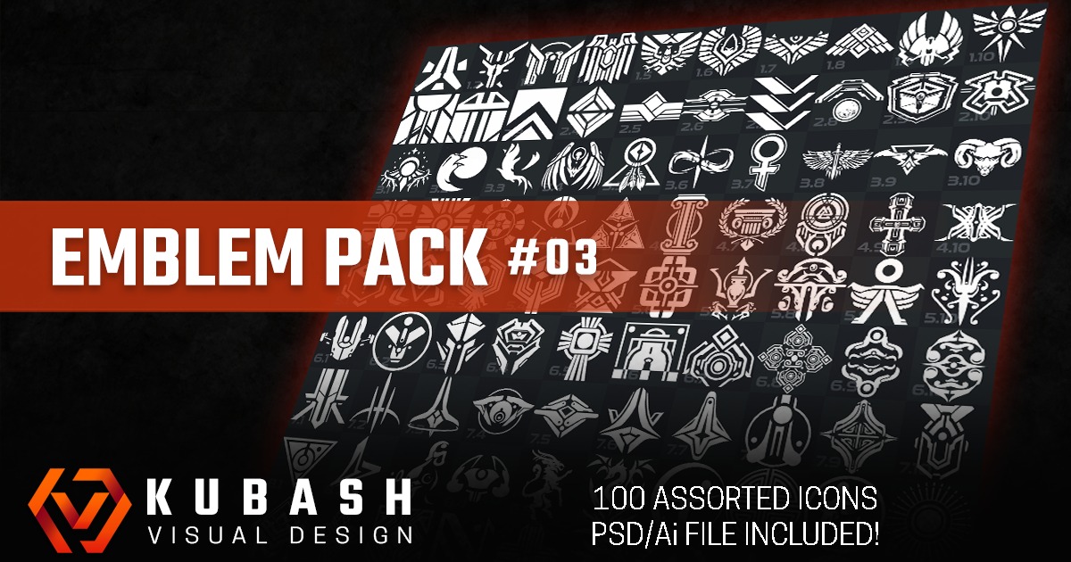 Emblem Pack #03 | 2D 아이콘 | Unity Asset Store