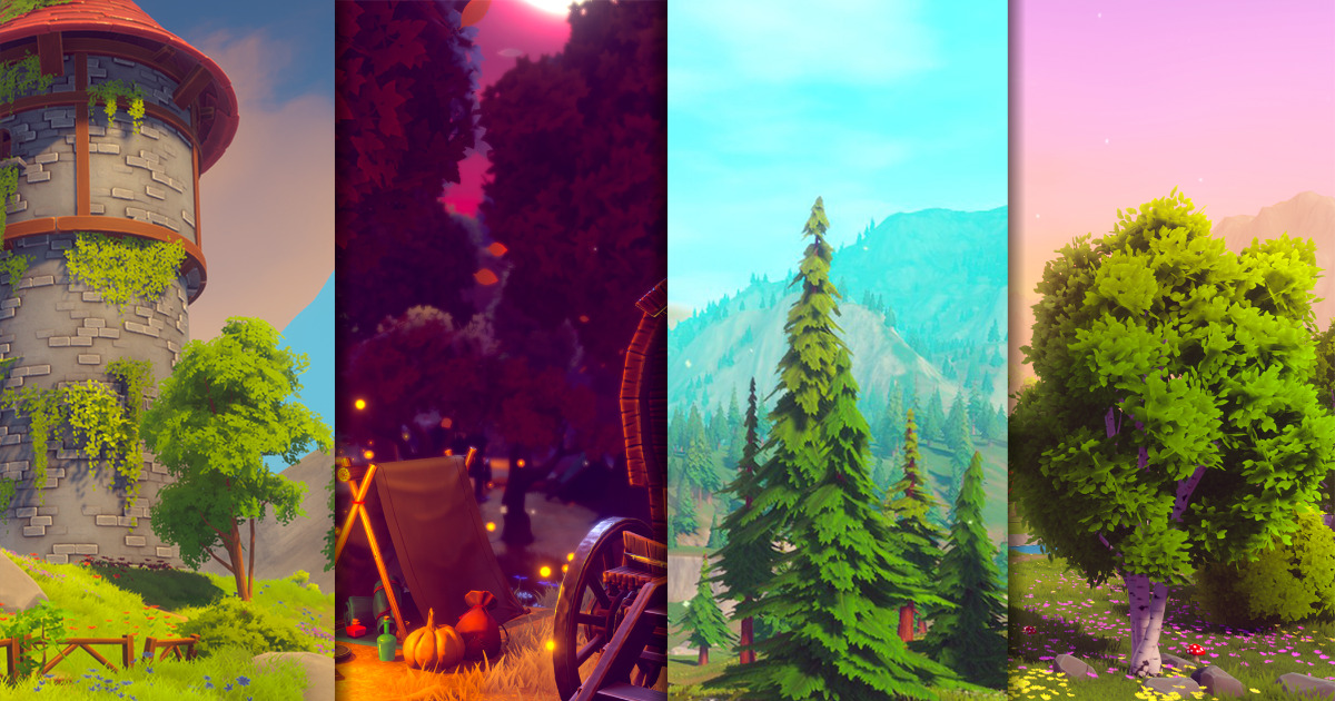 Dreamscape Nature Bundle - Stylized Open World Environment | 3D Fantasy ...
