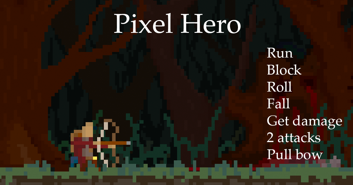 Pixel Hero Ranger | 2D Characters | Unity Asset Store