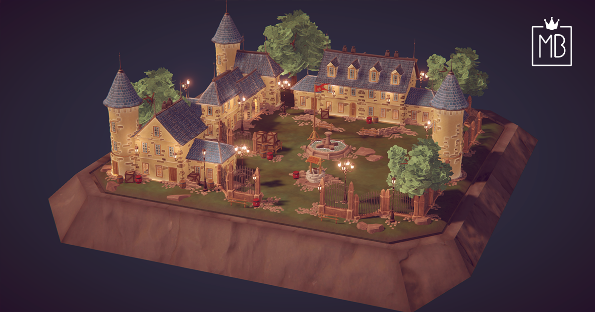 Stylized Village Buildings Pack | 3D Props | Unity Asset Store