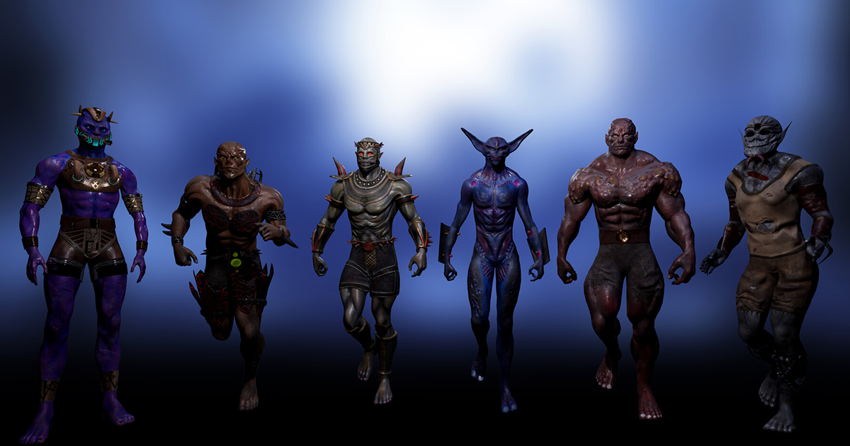 Alien Pack GHS | 3D Creatures | Unity Asset Store