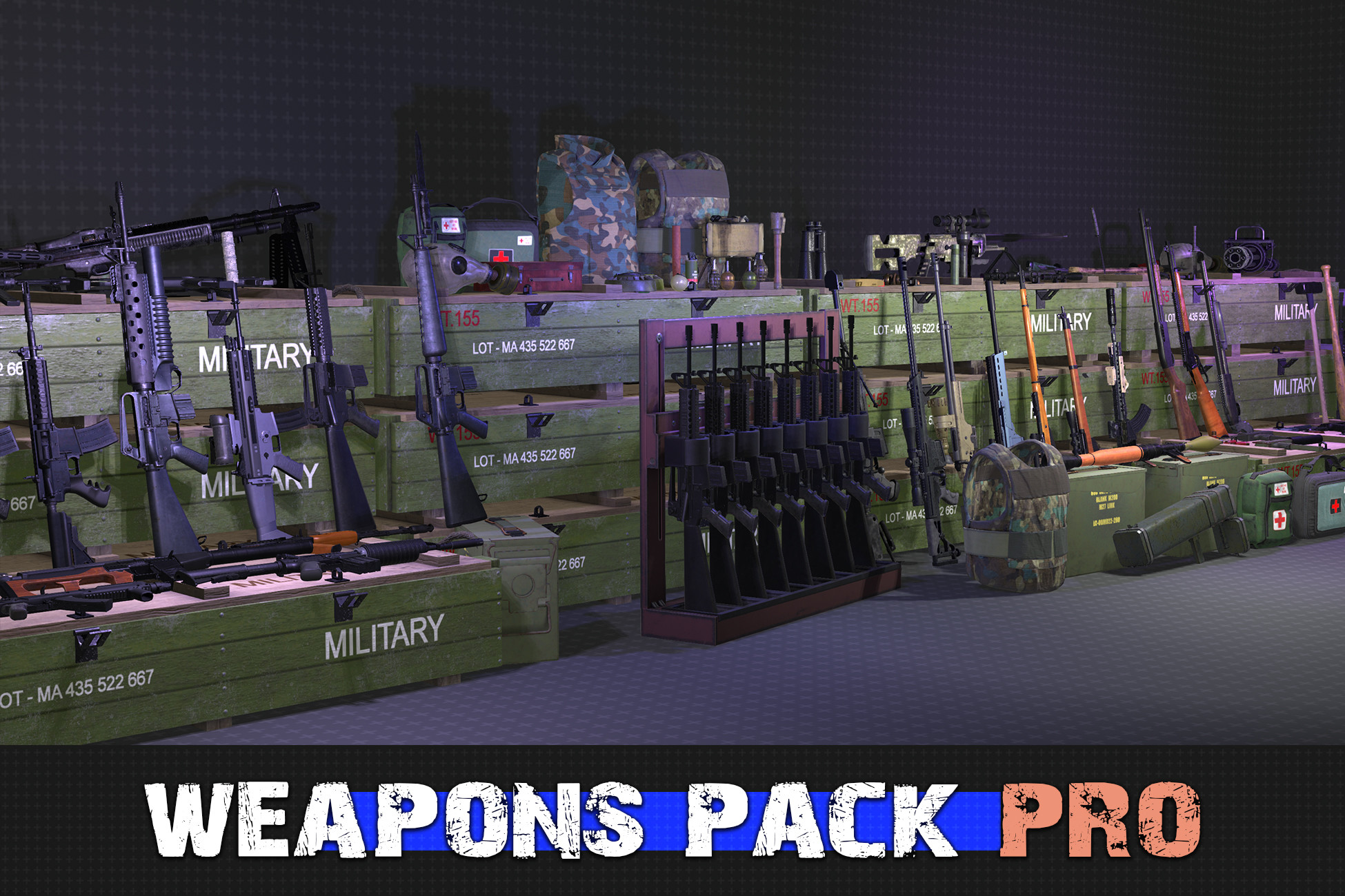 Weapons Pack PRO | 3D Weapons | Unity Asset Store