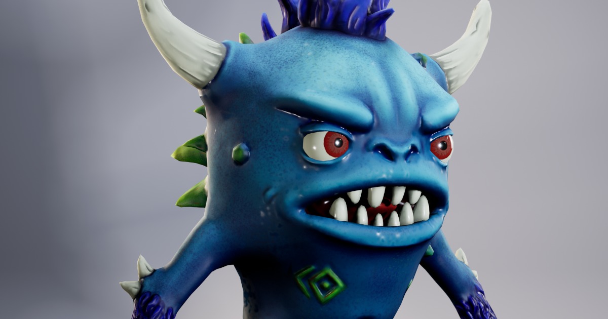 Prickly Swamp Monster | 3D Characters | Unity Asset Store