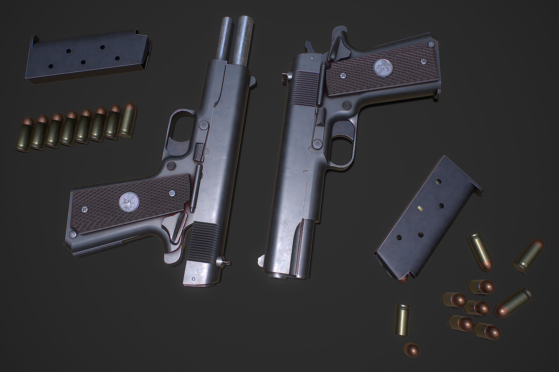 Army pistol | 3D Weapons | Unity Asset Store