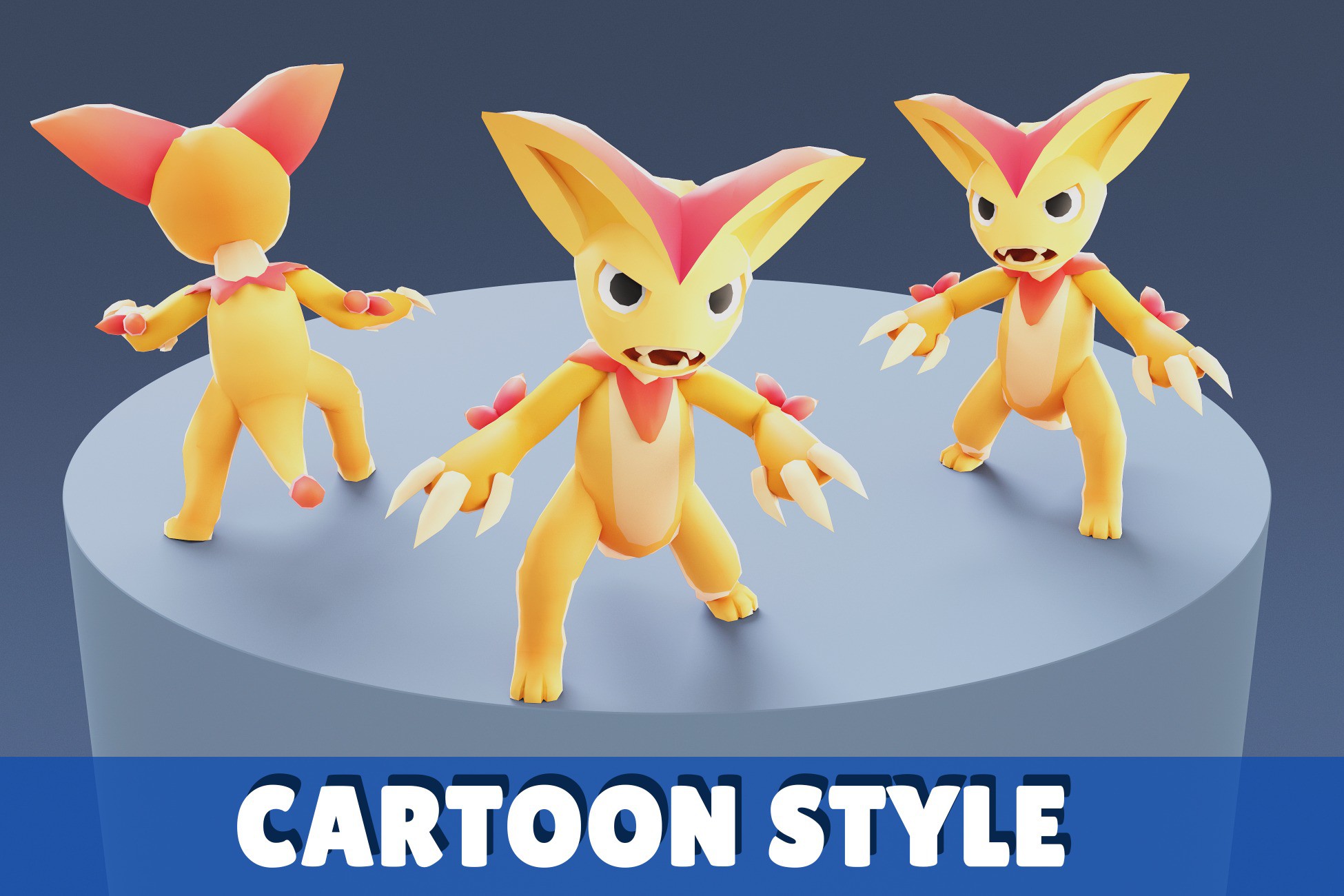 Cartoon Characters - Medium Lynx Warrior | 3D Creatures | Unity Asset Store