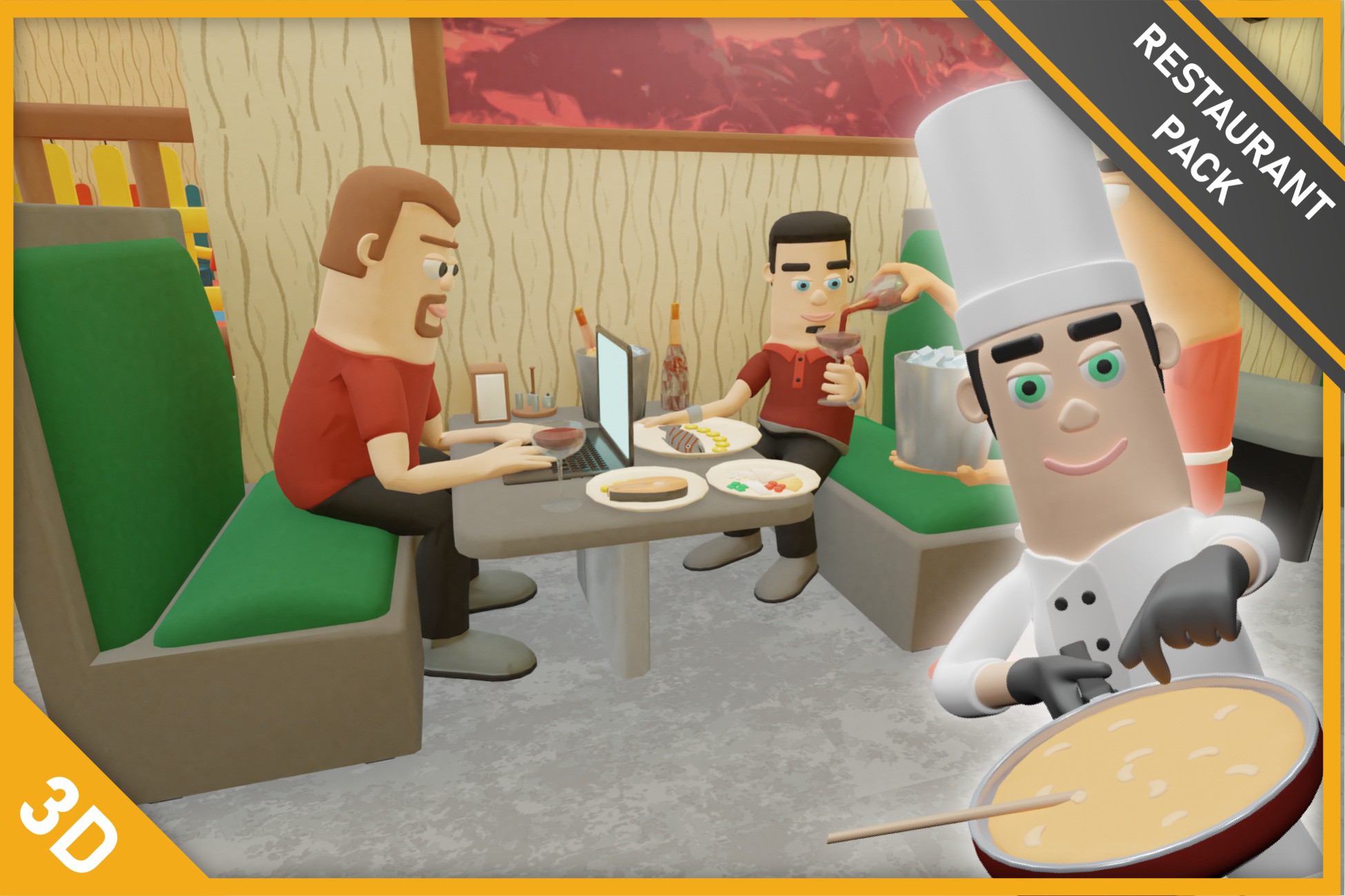 Restaurant Pack | 3D Environments | Unity Asset Store