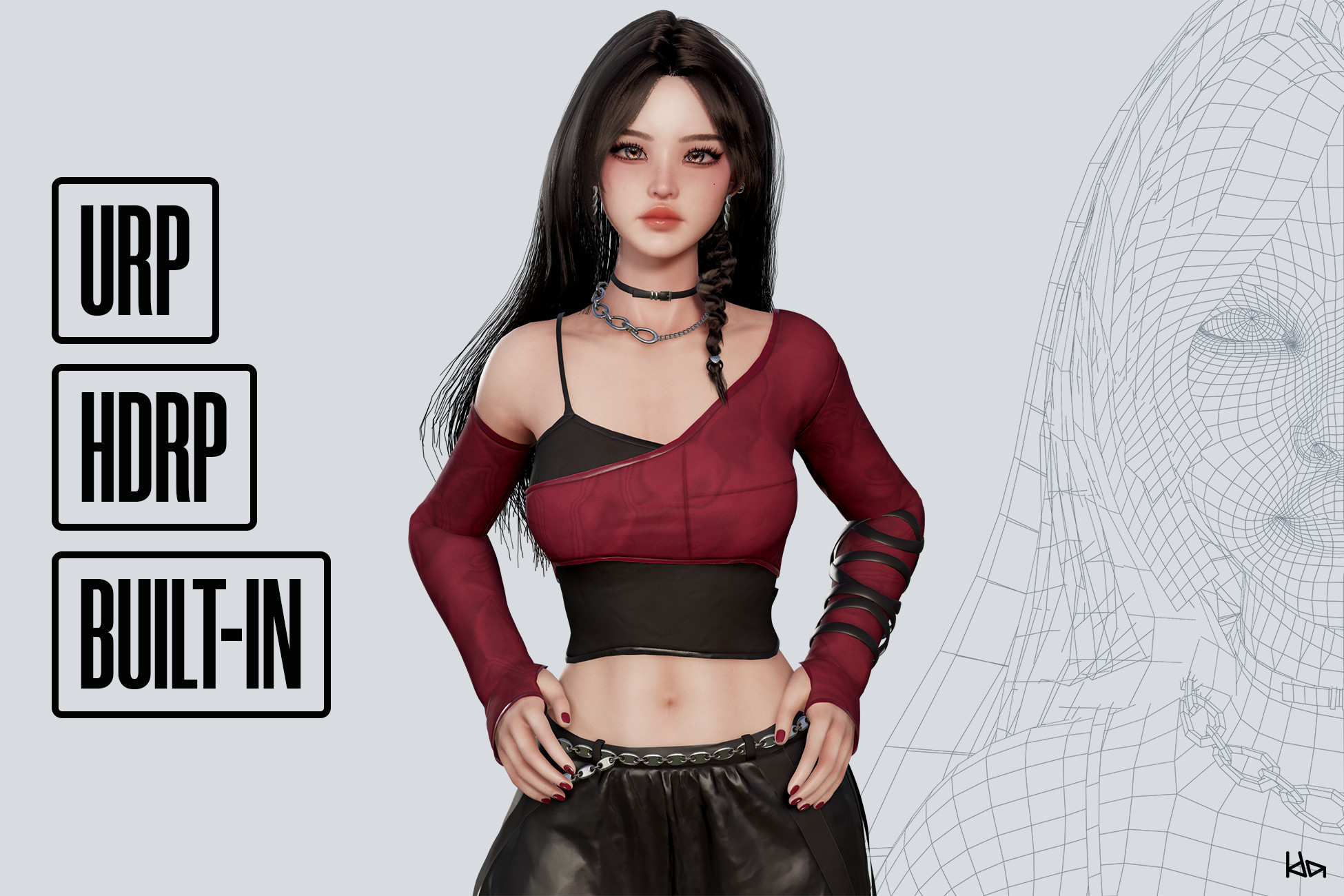 K-POP SERIES: Lola | キャラクター | Unity Asset Store