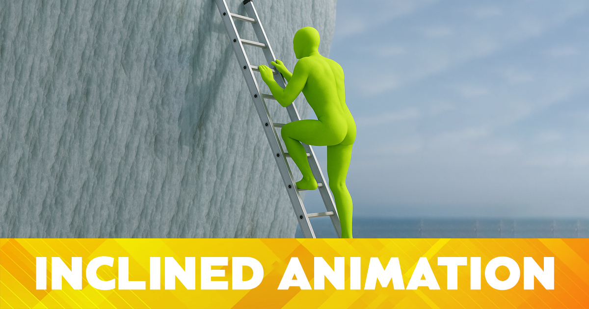 Parkour Inclined Ladder Animation | 3D Animations | Unity Asset Store