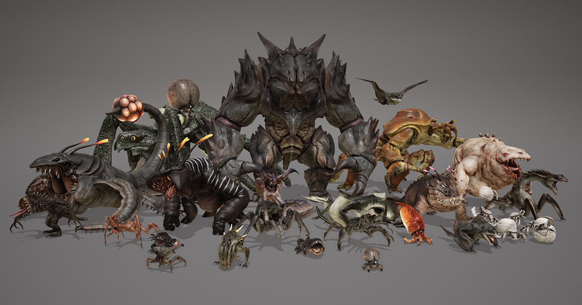 MONSTER FULL PACK VOL 2 | 3D Creatures | Unity Asset Store