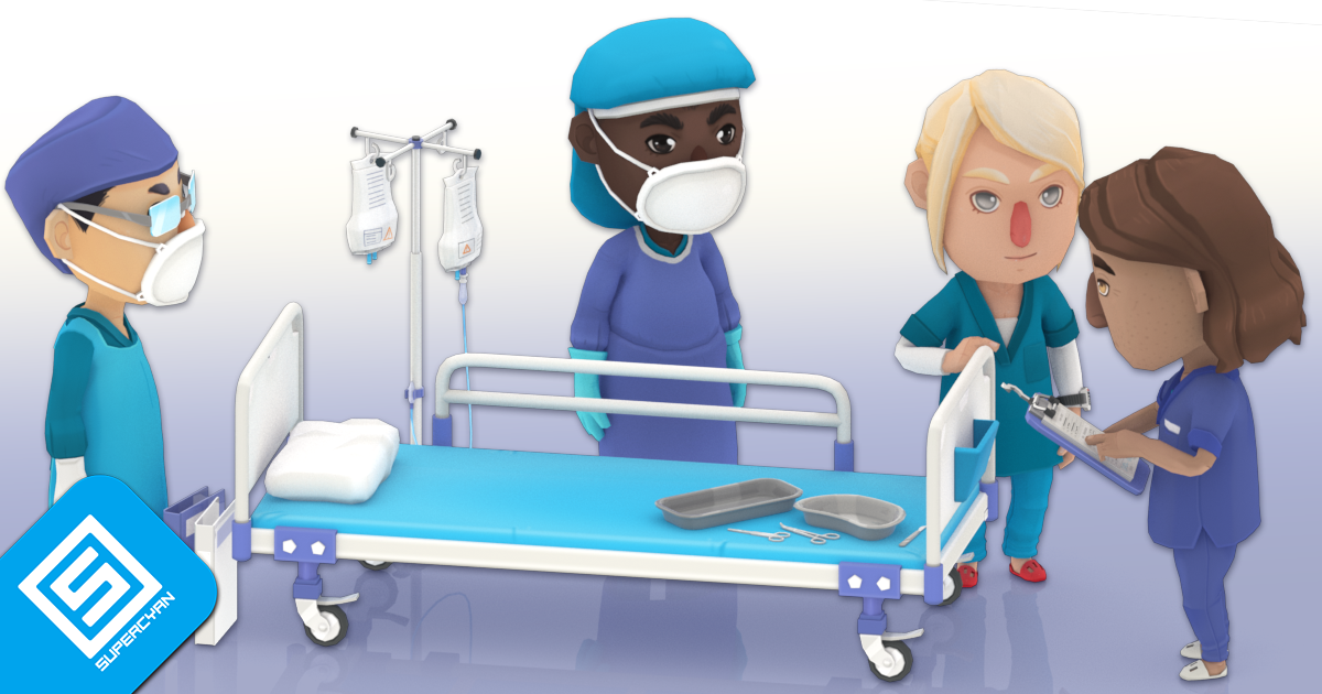 Character Pack: Hospital Staff | 3D Humanoids | Unity Asset Store