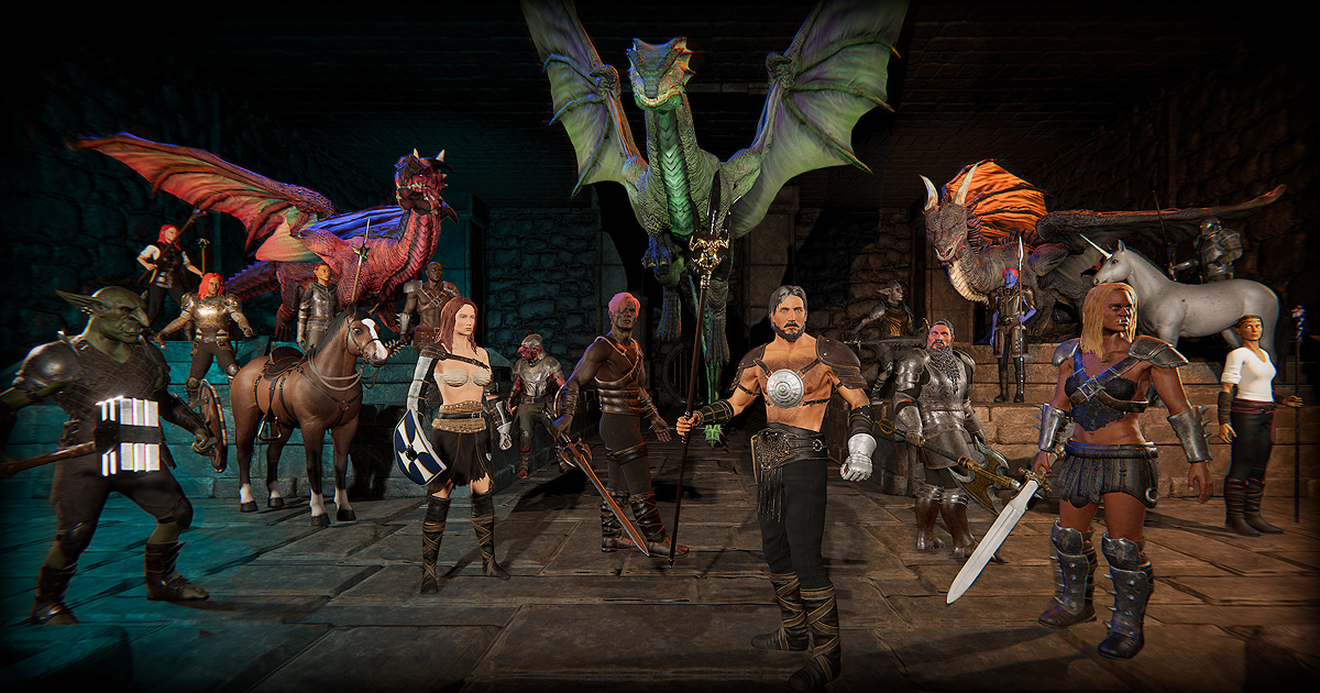 Fantasy RPG / FPS Complete 13 Pack Bundle! | 3D Creatures | Unity Asset ...