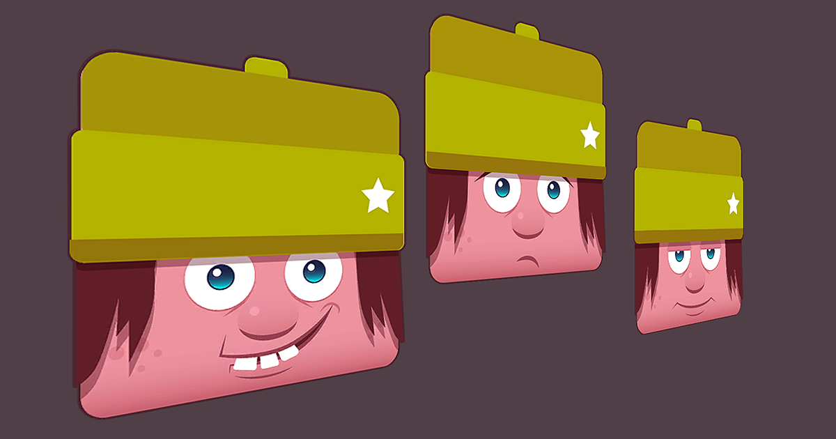 Box Toon Character - Human Free | 2D Characters | Unity Asset Store
