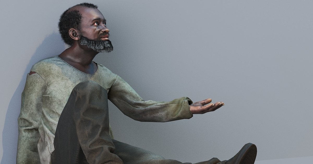 Homeless Person Steeve | Characters | Unity Asset Store
