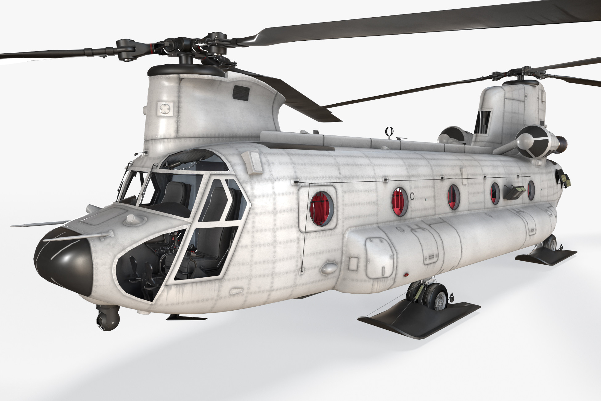 CH-47 Chinook Blank Livery Static | 3D Air | Unity Asset Store