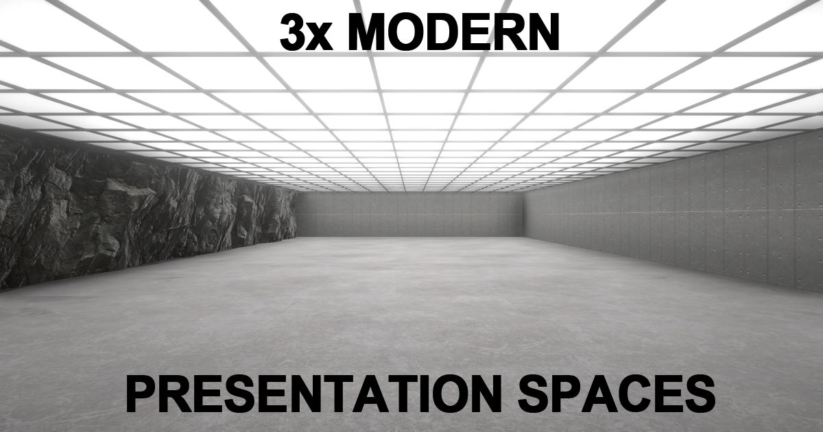 Modern Presentation Spaces | 3D Environments | Unity Asset Store