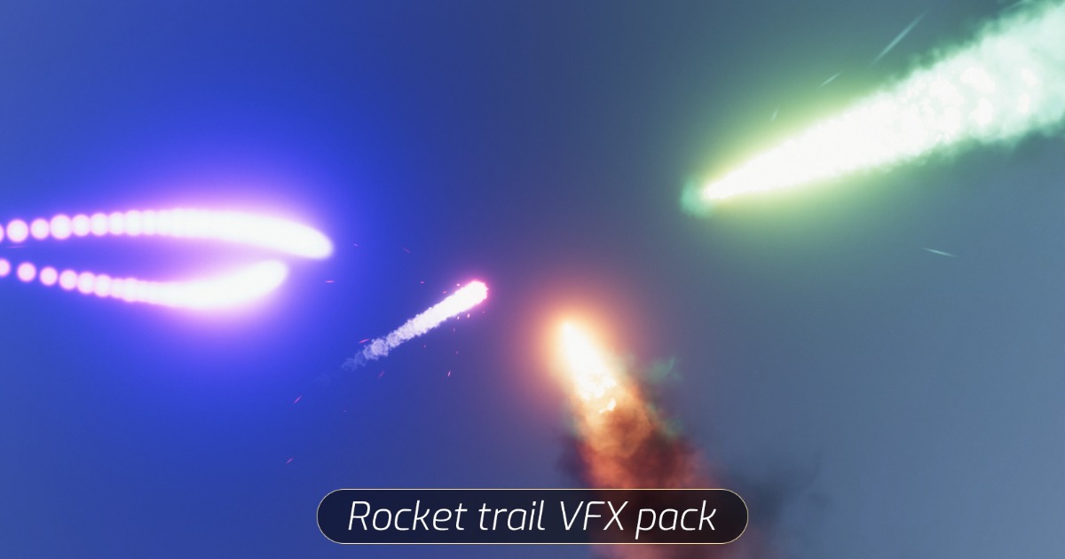 Rocket Trail VFX pack | VFX Particles | Unity Asset Store