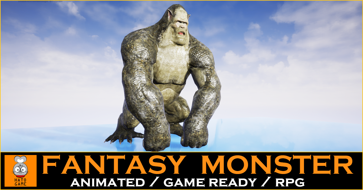 01_Troll Gorilla | 3D Creatures | Unity Asset Store