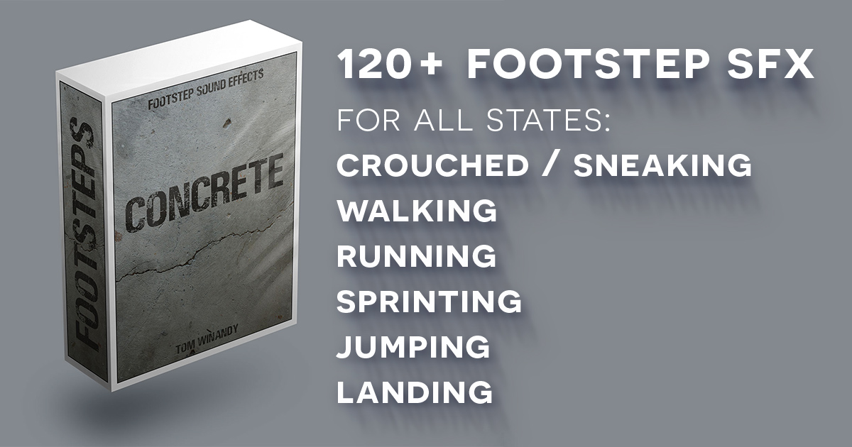 Footsteps Sound FX - Concrete / Rock | Foley Sound FX | Unity Asset Store