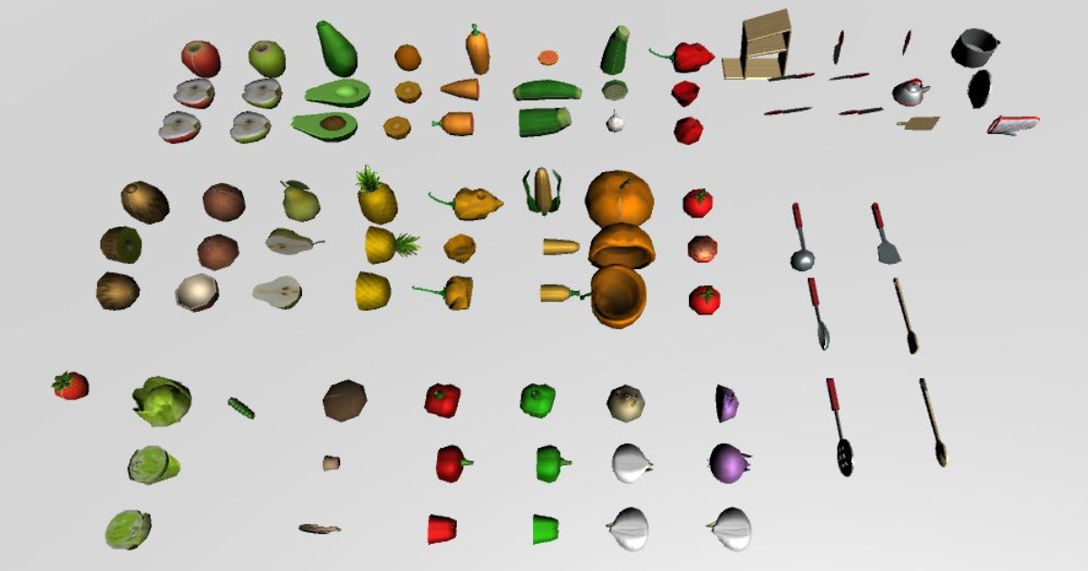 Food and kitchen Package | 3D Food | Unity Asset Store