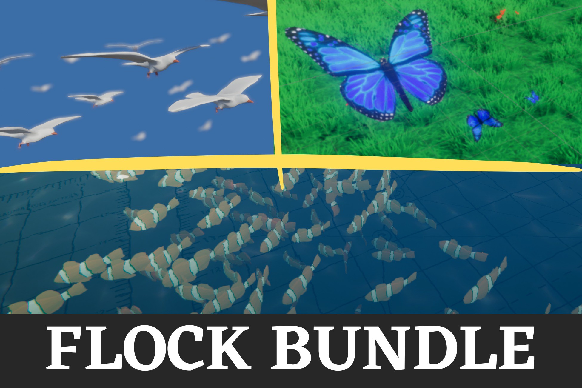 Flock Bundle | 3D Animals | Unity Asset Store