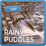 URP - Wet Shaders : Flood and Rainy Puddles