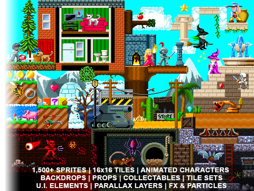 Pixel Art Wonderland | 2D Environments | Unity Asset Store