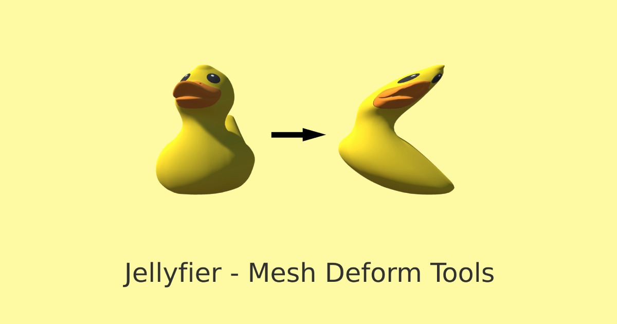 Jellyfier - Mesh Deform Tools | Modeling | Unity Asset Store