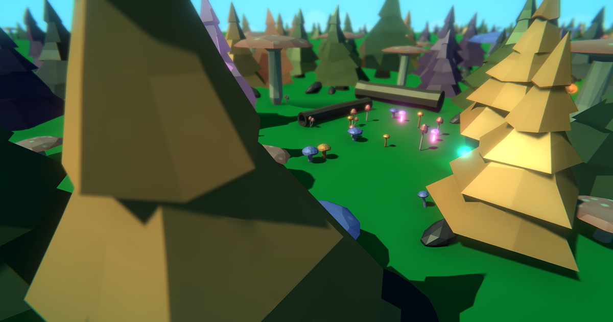 Low-Poly Fantasy Forest | 3D Fantasy | Unity Asset Store