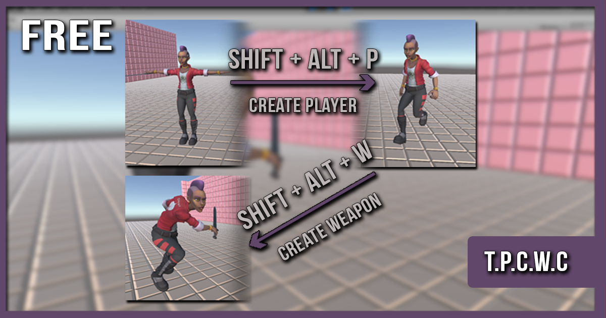 TPCWC - Third Person Controller with Companion FREE | 시스템 | Unity Asset Store