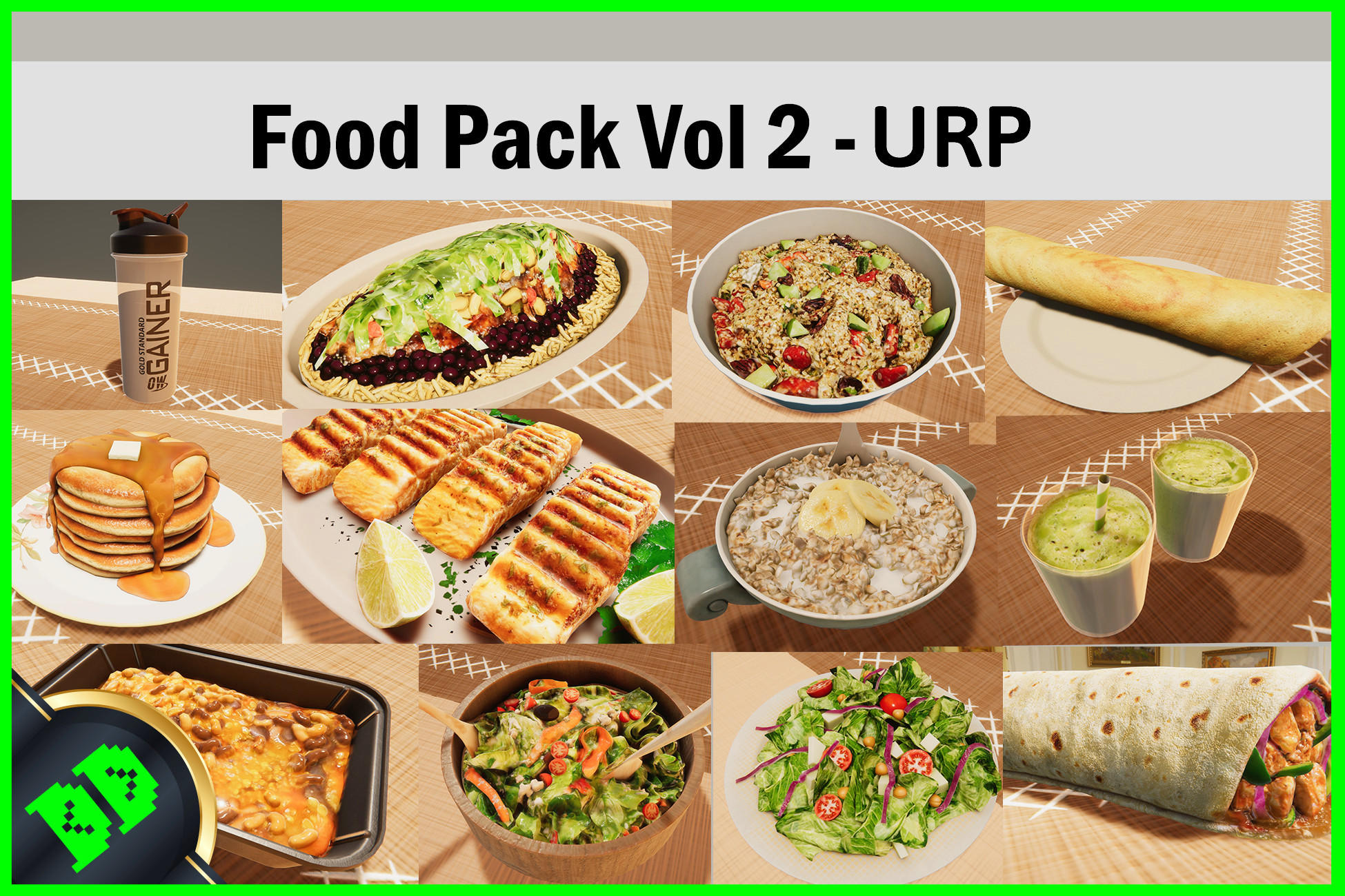 HQ Food Pack Vol - 2 URP | 3D 食物 | Unity Asset Store