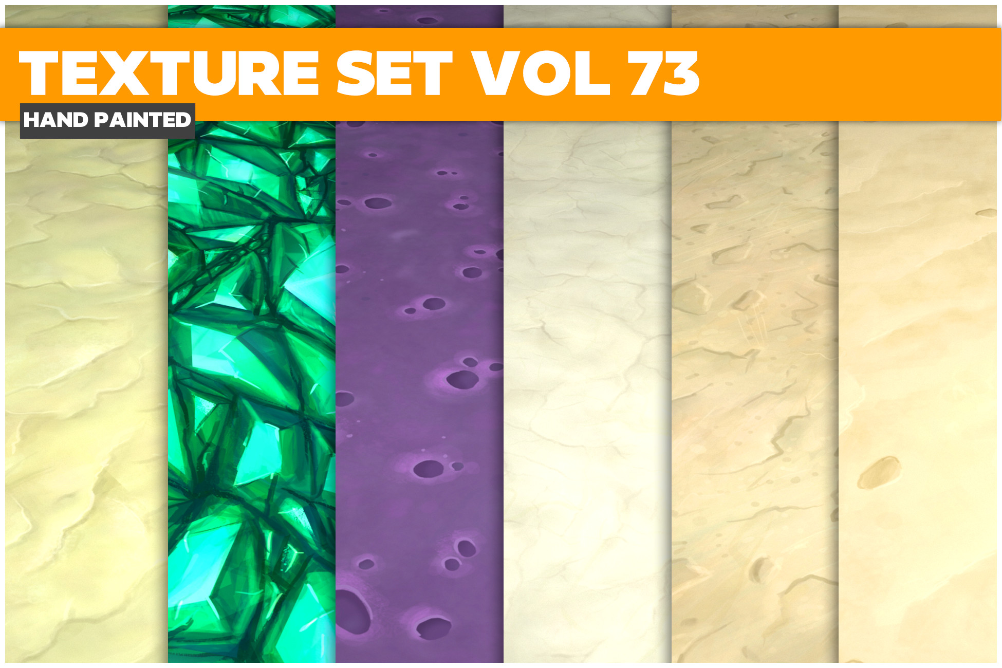 Texture Set Vol.73 Hand Painted Mix | 2D Textures & Materials | Unity ...