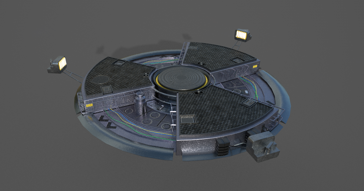 SCI-FI PLATFORM 1.0 | 3D Sci-Fi | Unity Asset Store