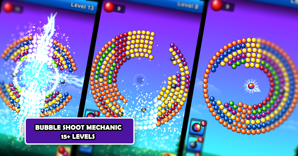 Bubble Shooter Revolver - Game Template | Packs | Unity Asset Store