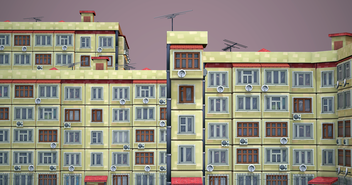 Casual panel house | 3D Exterior | Unity Asset Store