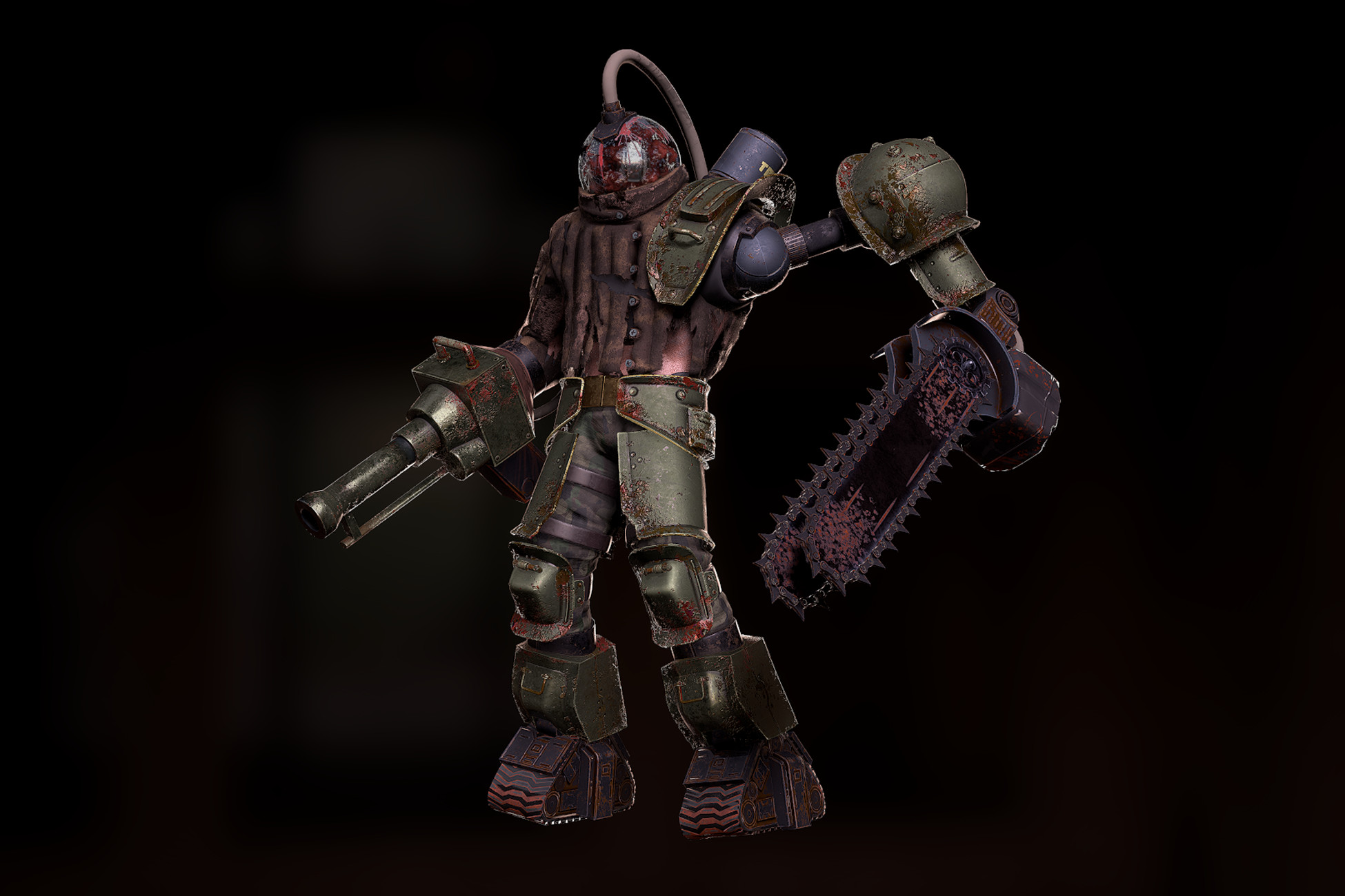 Monster tank shainsaw | 3D Robots | Unity Asset Store