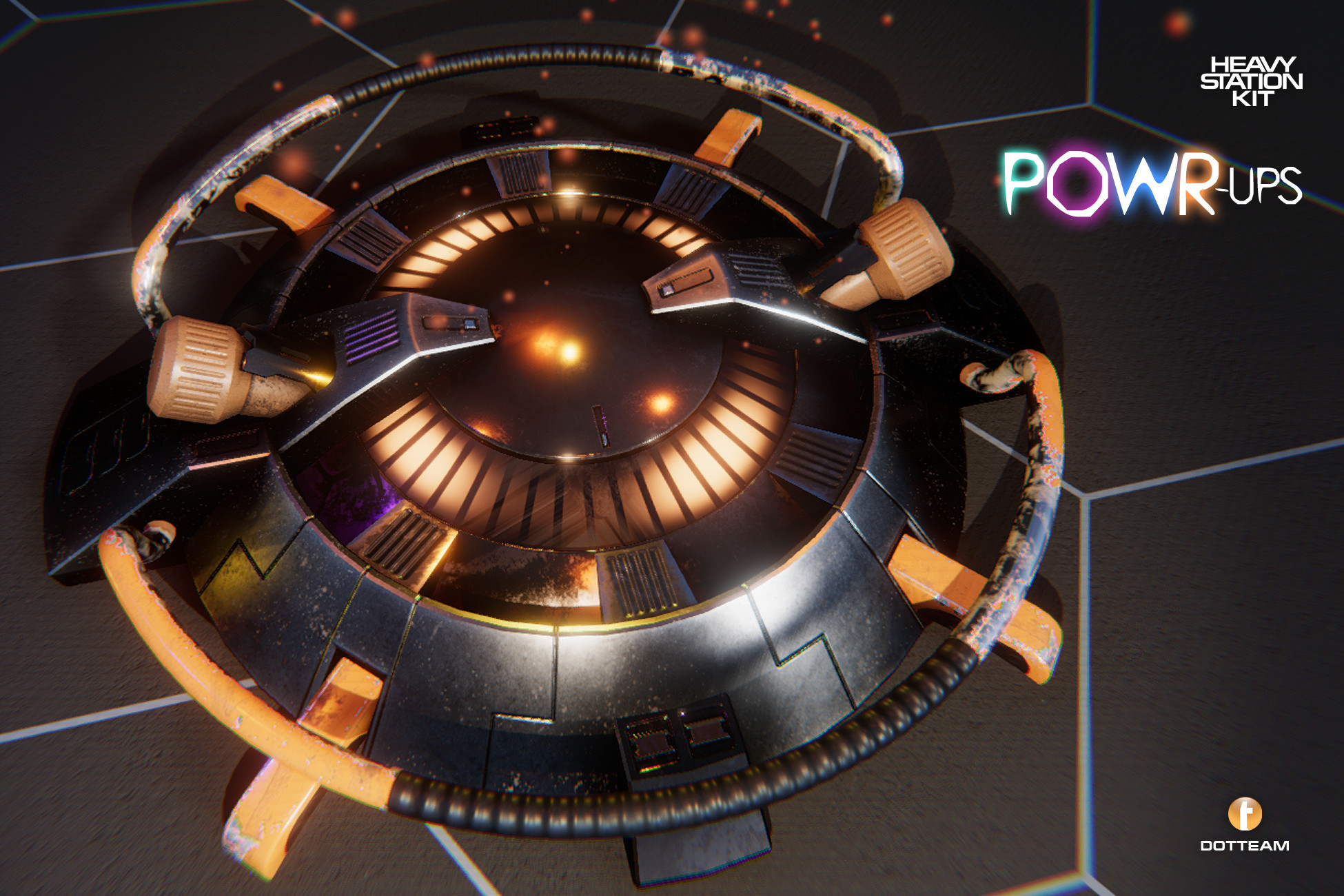 Sci-Fi Heavy Station Kit power-ups | 3D 소품 | Unity Asset Store