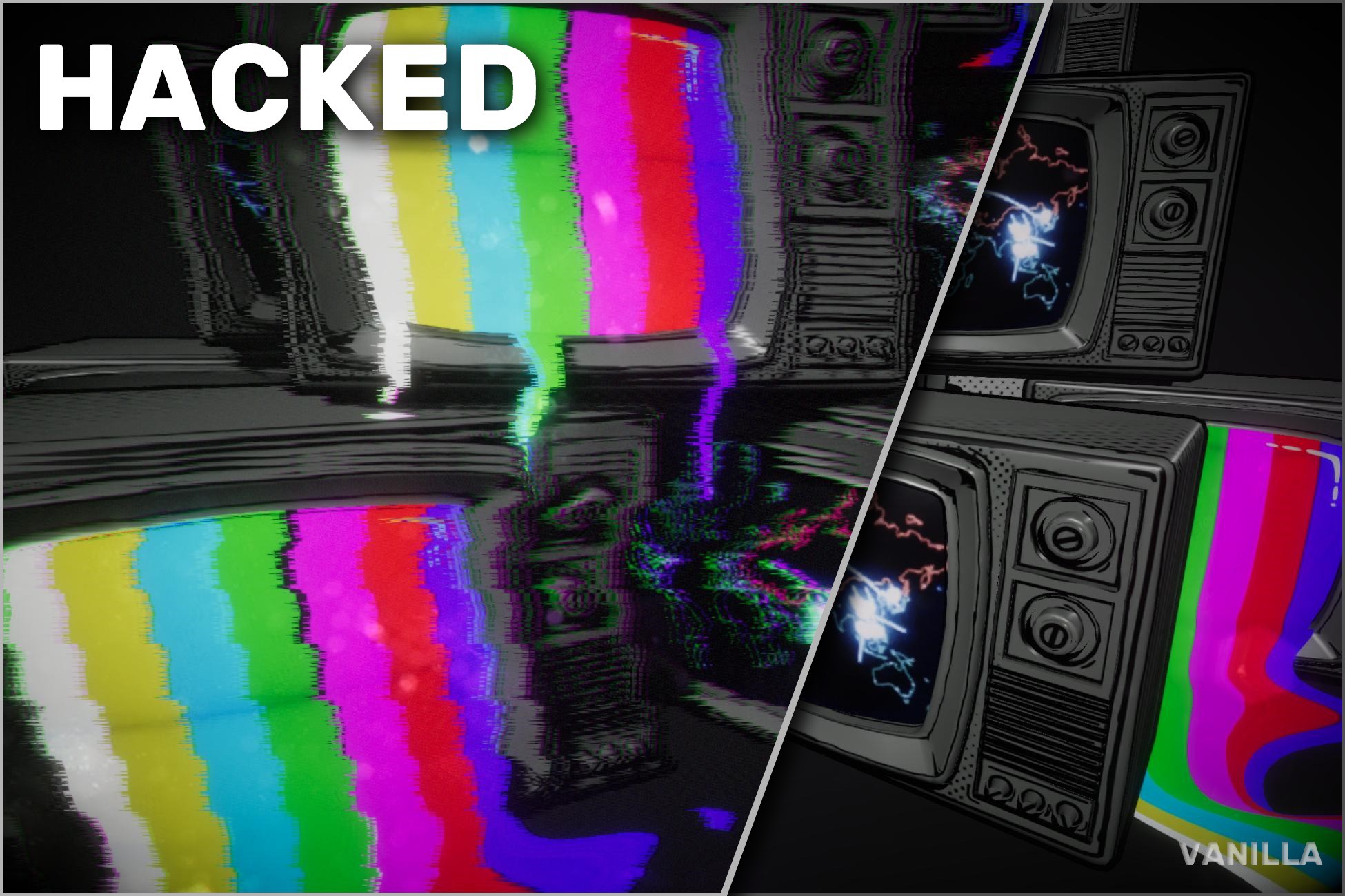 Glitches: Hacked | Fullscreen & Camera Effects | Unity Asset Store