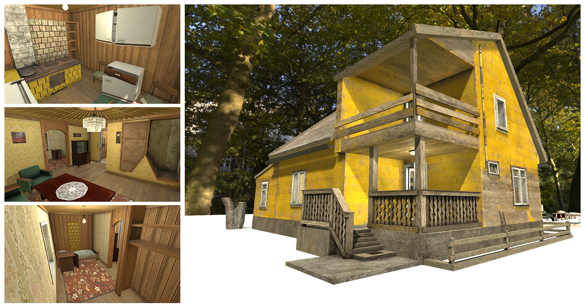 Summerhouse - Furnished | 3D Props | Unity Asset Store