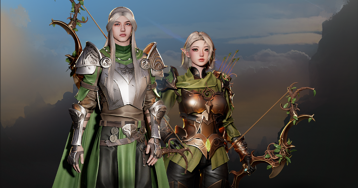 MMORPG Champion Archer - Medieval Fantasy Modular Character ...